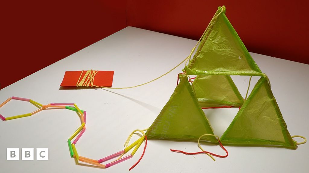 How to make a recycled plastic bag kite - CBBC