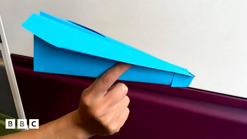 How to make a paper plane | Craft for kids - CBBC