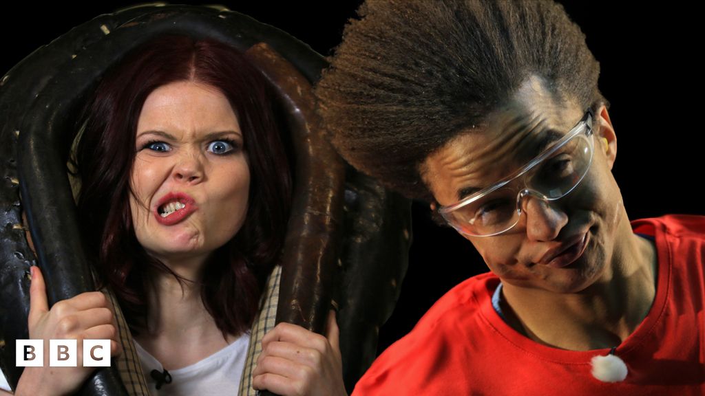 The presenters make their faces funny - CBBC