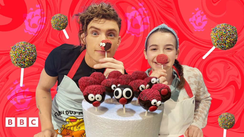 Red Nose Day cake pops | Comic Relief bake sale recipe | Blue Peter - CBBC