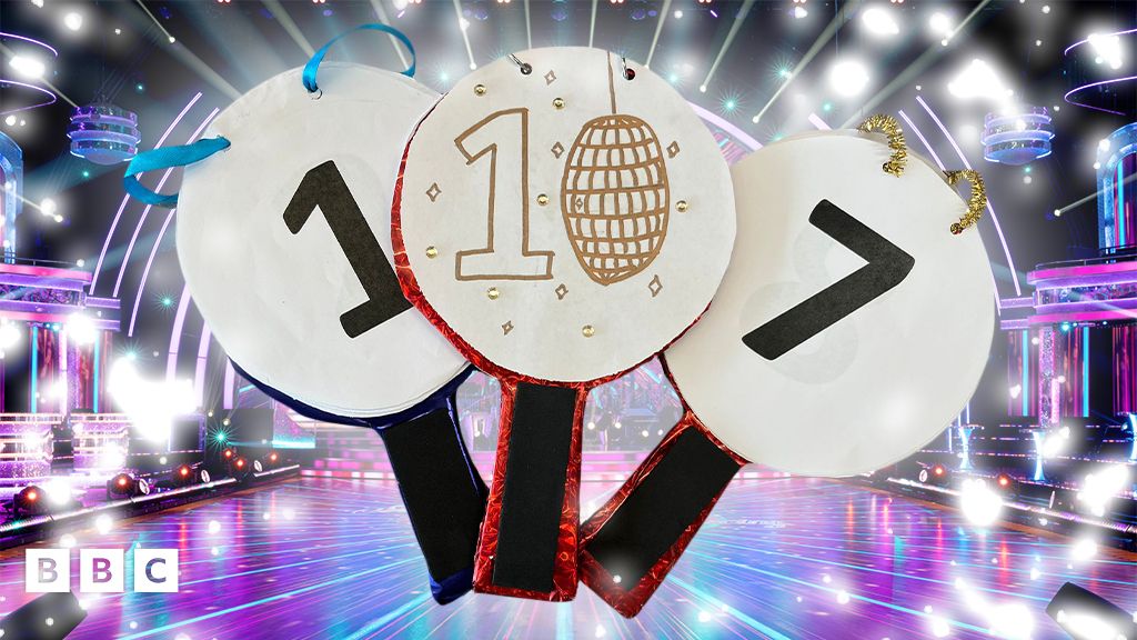Strictly Come Dancing | Make a DIY points paddle | Arts and crafts for ...