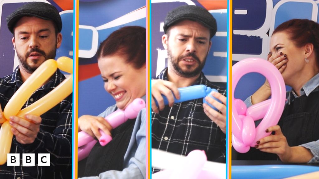 Presenters vs Balloons - CBBC