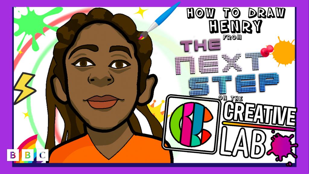 CBBC Creative Lab drawing tutorial for The Next Step character, Henry ...