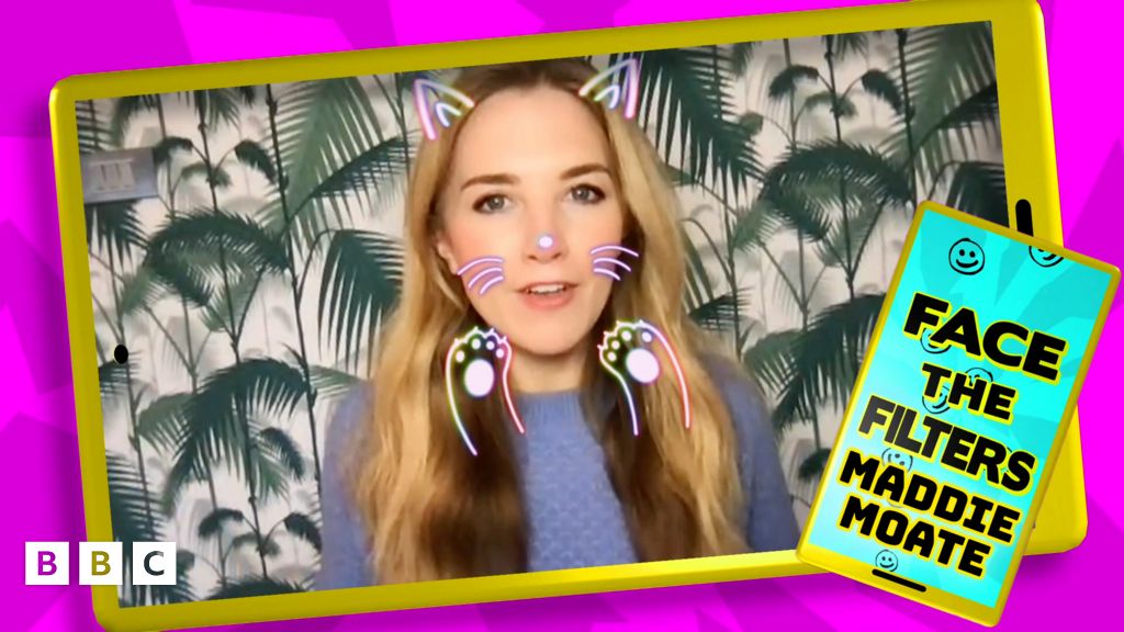 Author and Presenter Maddie Moate is interviewed on CBBC Saturday Mash ...