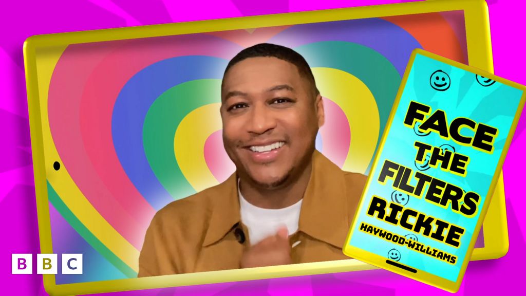 Radio 1 DJ and presenter Rickie Haywood-Williams is interviewed on CBBC ...