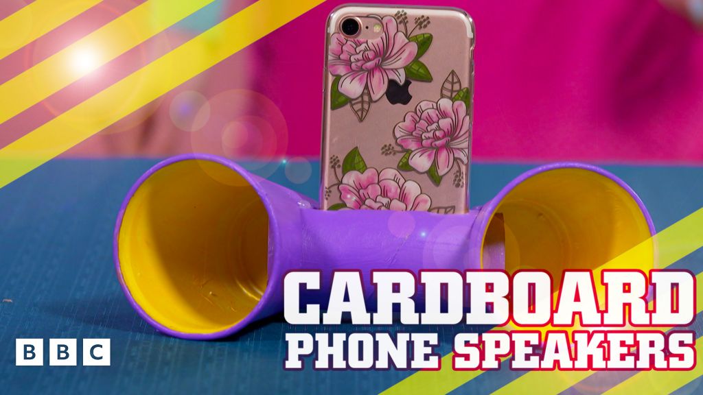 Make your own phone speakers - CBBC Make your own phone speakers - CBBC