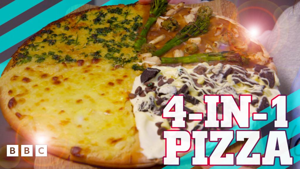 How to make a delicious 4-in-1 pizza - CBBC