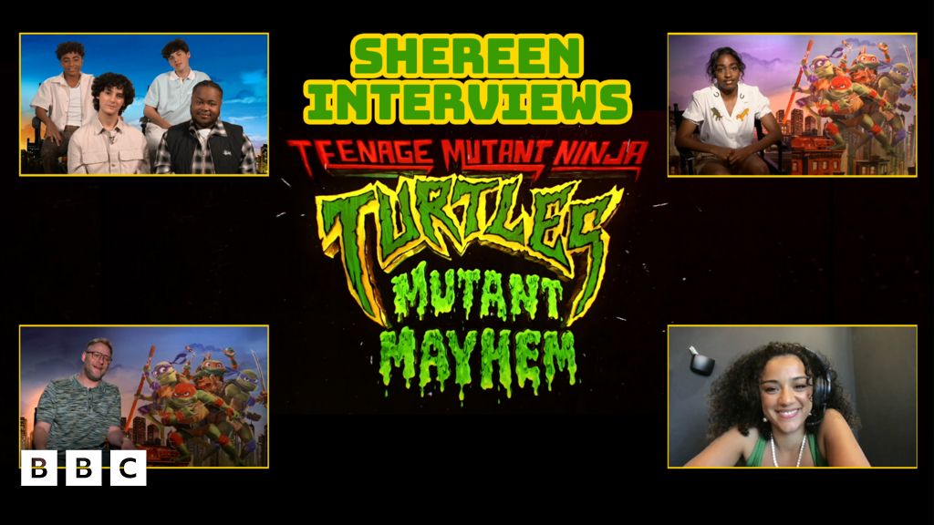 Shereen interviews Teenage Mutant Ninja Turtles cast on CBBC Saturday ...