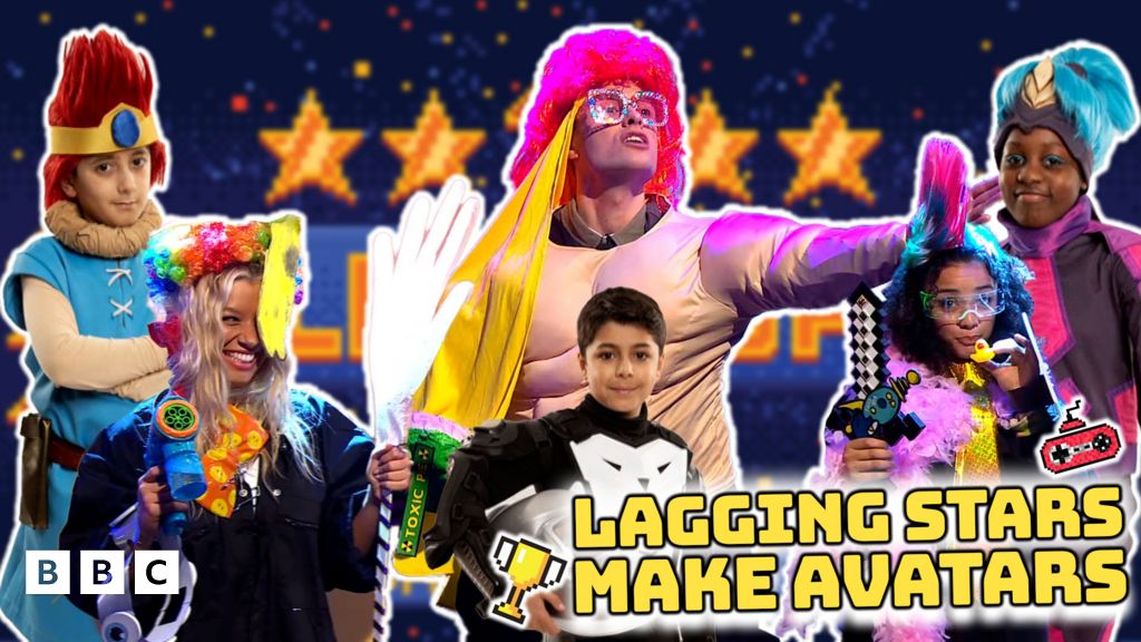 Yoni Bronks, Sienna Clarke and Isaac Khan Lagging avatars guest chat 2 cbbc Saturday mash up ...