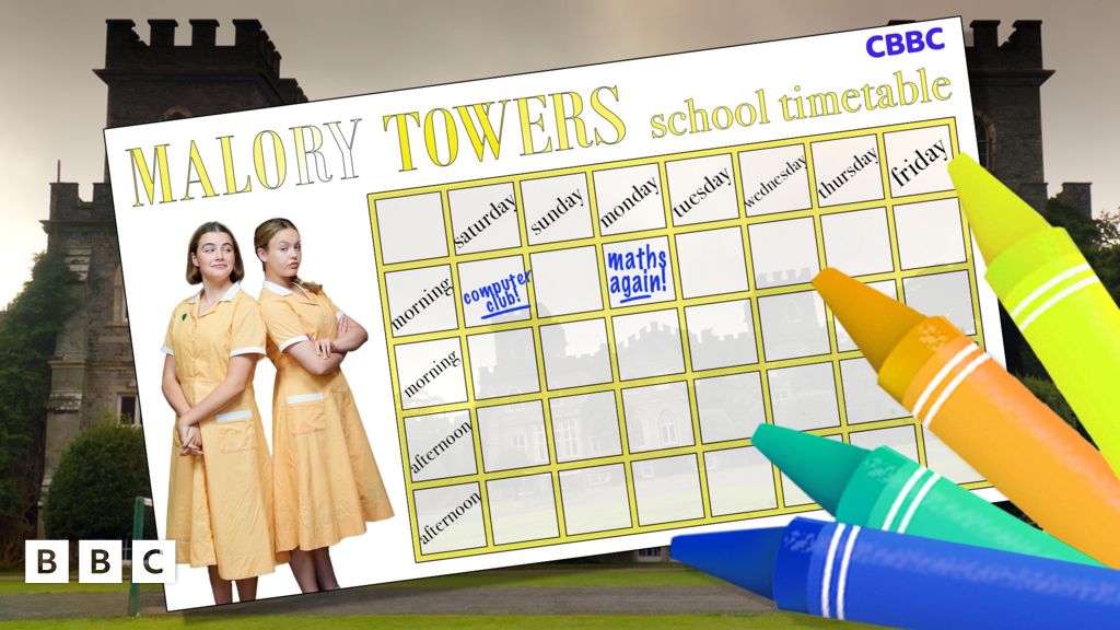 Printable timetable for back to school | download for free | Malory ...