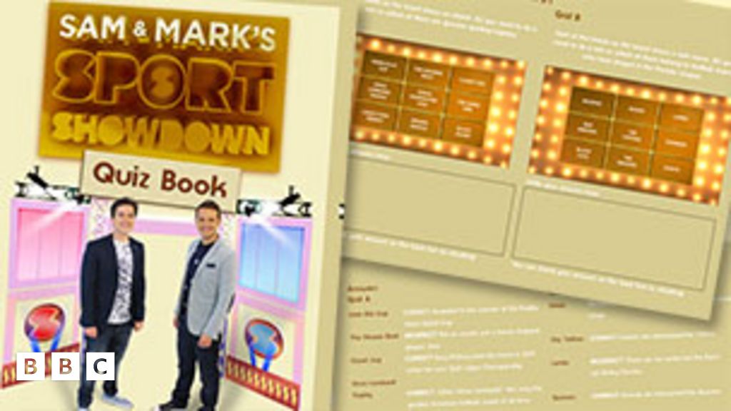 Sam and Mark's Sport Showdown Quiz Book Week Three - CBBC