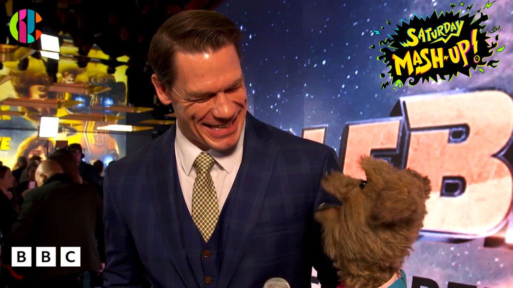 John Cena interviewed by Hacker the dog - CBBC