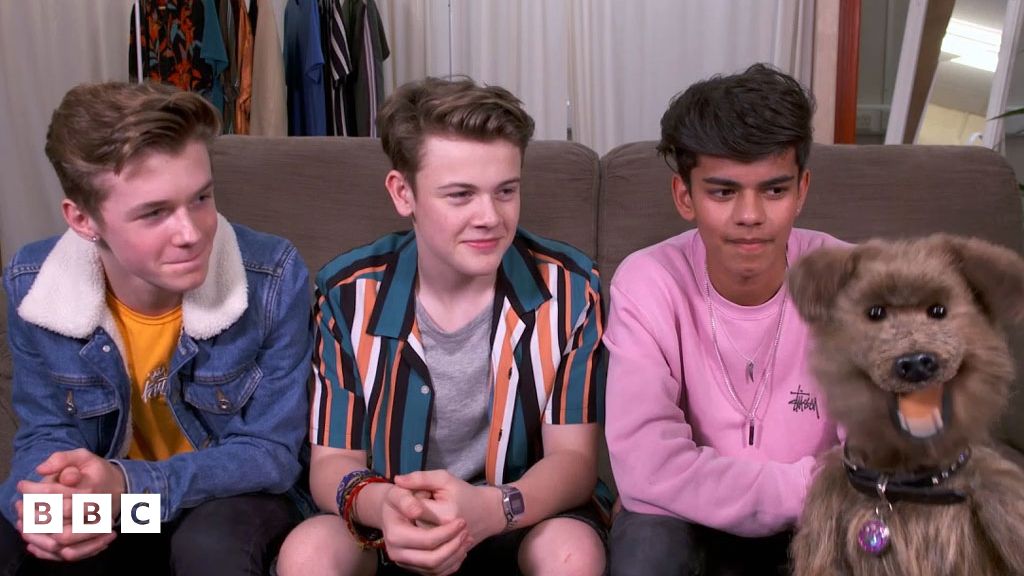 Hacker meets Almost Never cast - CBBC