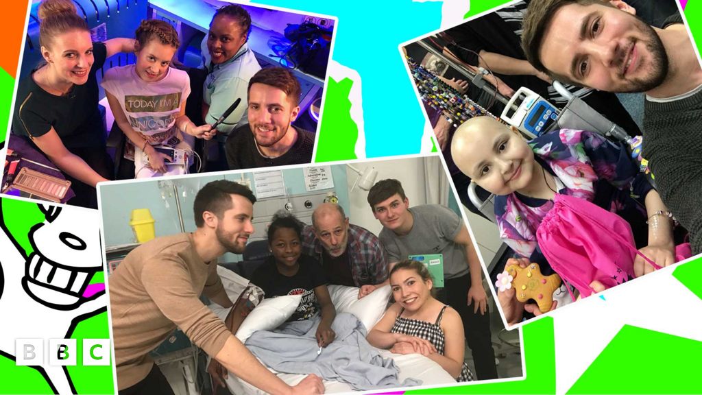 Jonny surprises CBBC fans in hospital! - CBBC