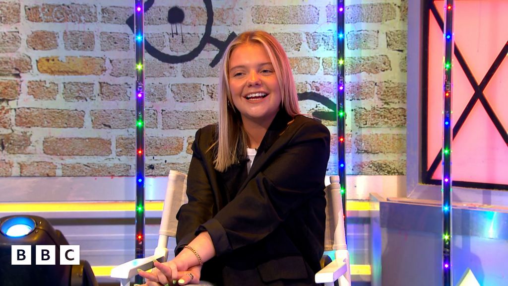 Got What It Takes Presenter Anna Maynard plays Splat and Chat on CBBC's ...