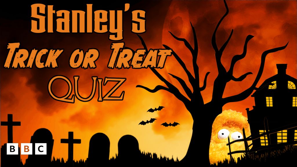 CBBC Saturday Mash-Up SMU halloween trick or treat quiz game - CBBC