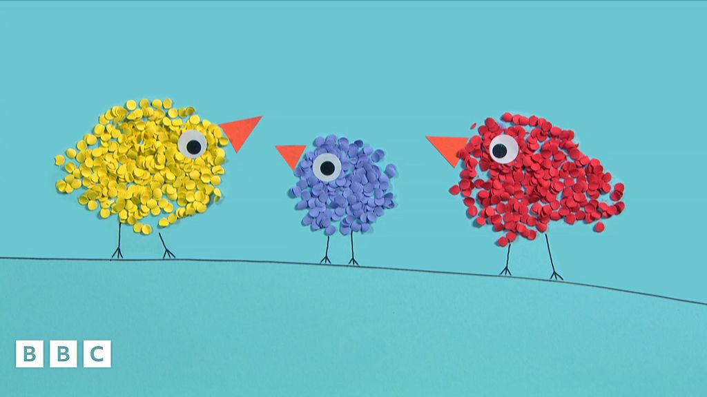 Paper Dot Bird - CBeebies