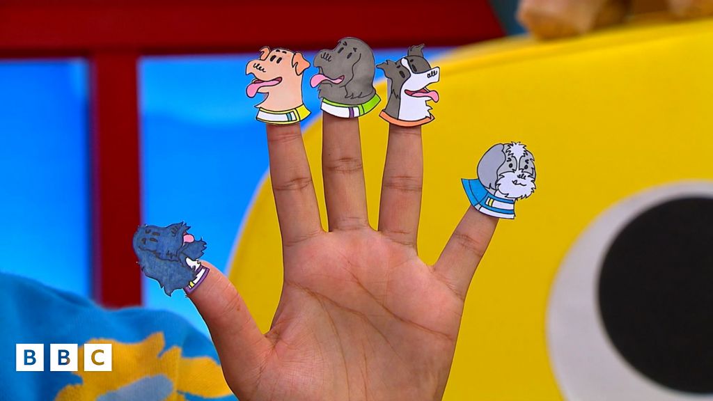 Dog Squad finger puppet song - CBeebies