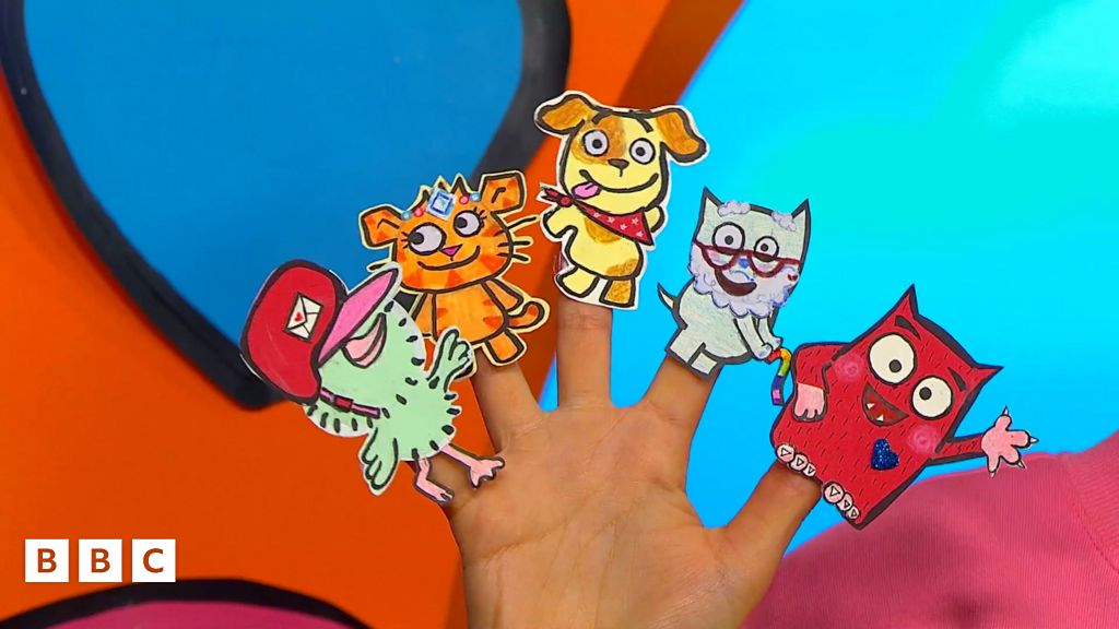 Love Monster family finger puppet song - CBeebies