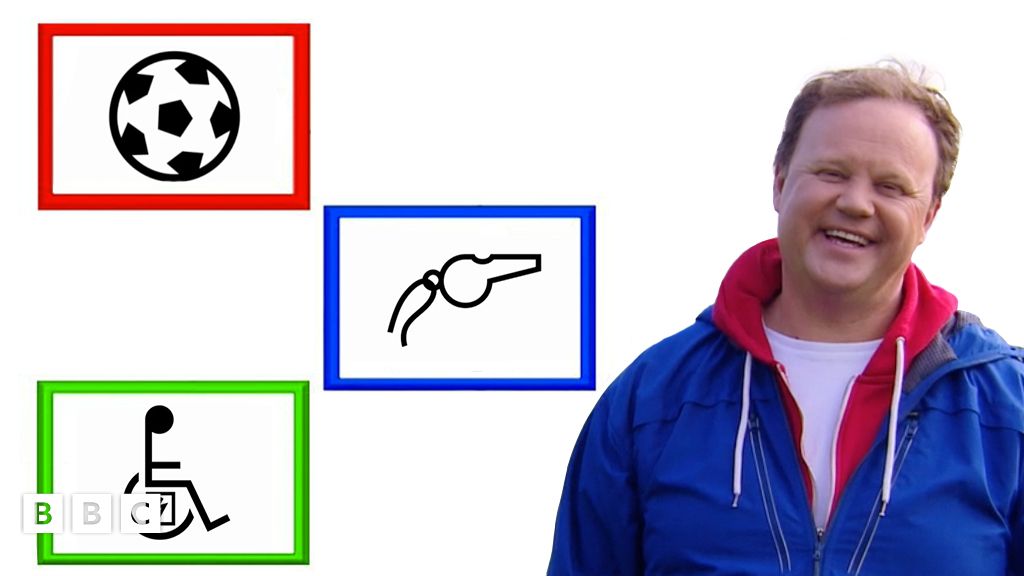 Football, Power Chair and Whistle - CBeebies