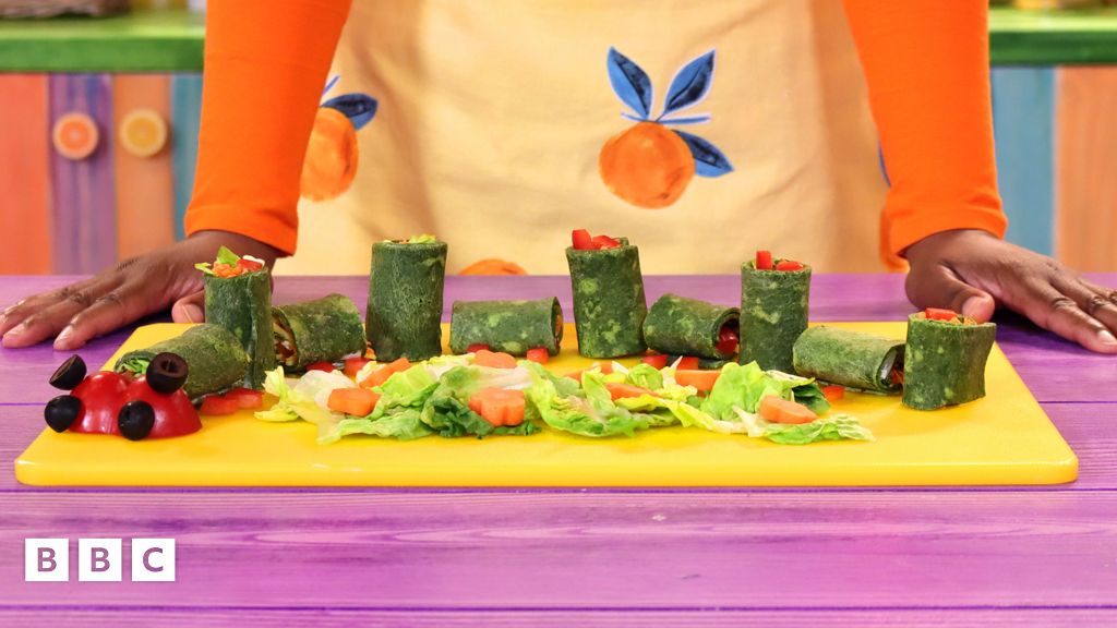 Recipe: Caterpillar Wrap - CBeebies