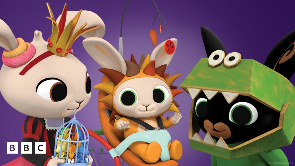 Bing's Halloween dress-up picture quiz for kids under 5 years - CBeebies