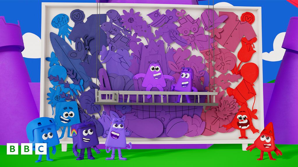 Purple's Mural Makeover - CBeebies