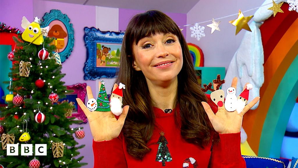 Make Christmas Finger Puppets - CBeebies