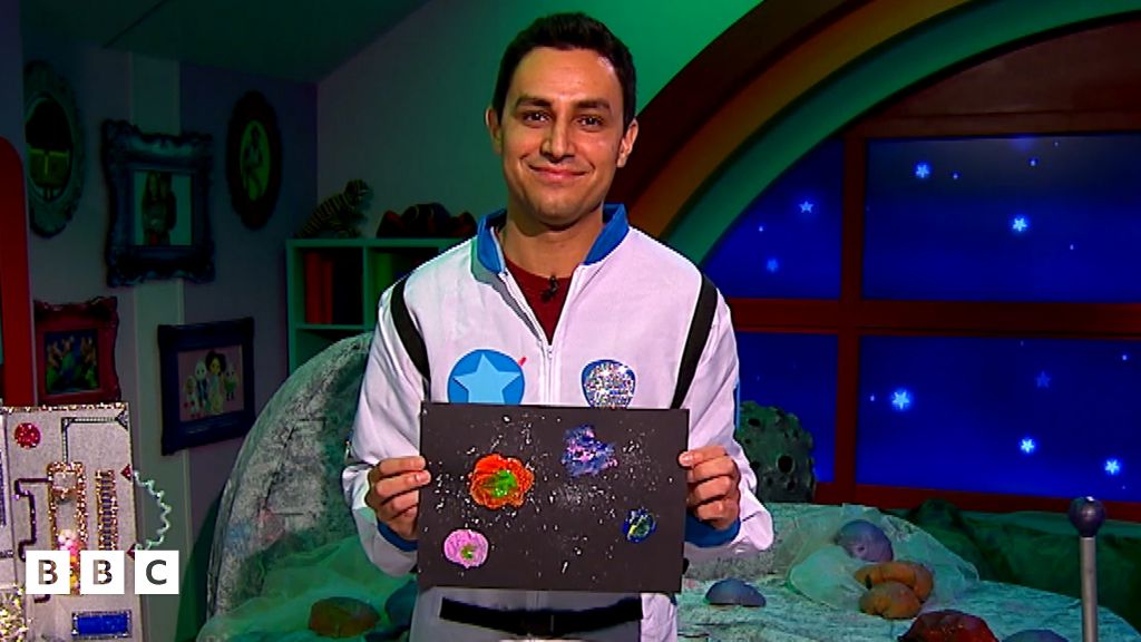 Make a solar system picture - CBeebies