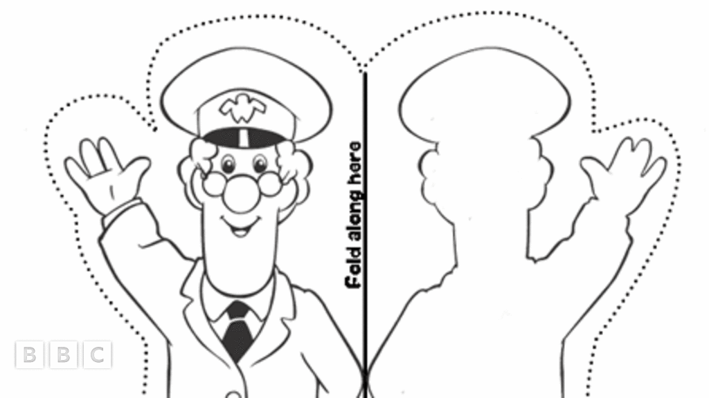 Postman Pat Finger Puppet Make - CBeebies