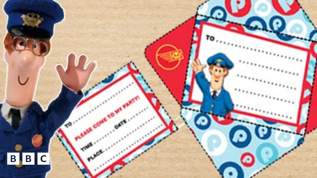 Postman Pat Party Invitation - CBeebies
