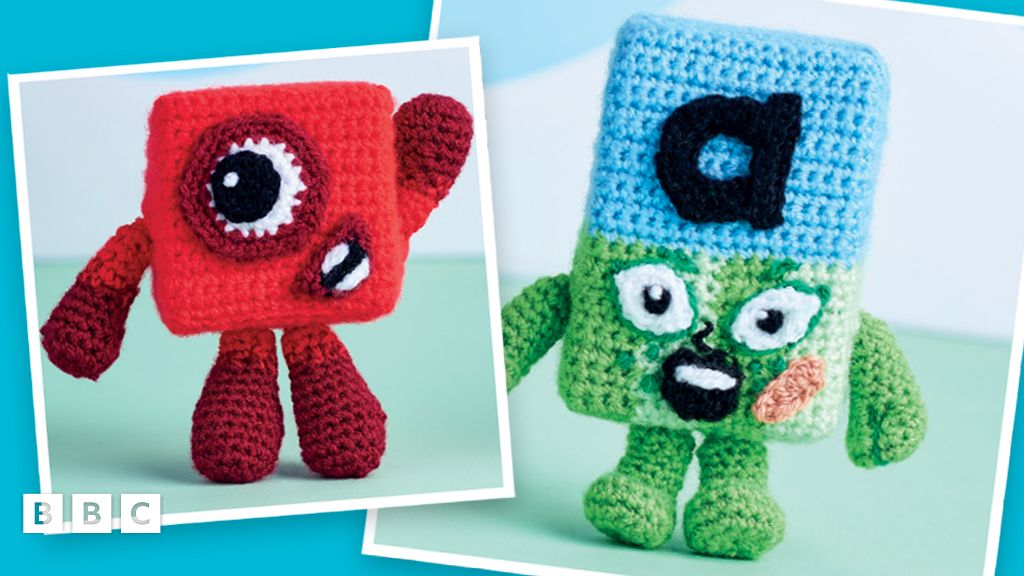 Crochet Numberblock One and Alphablock A - CBeebies