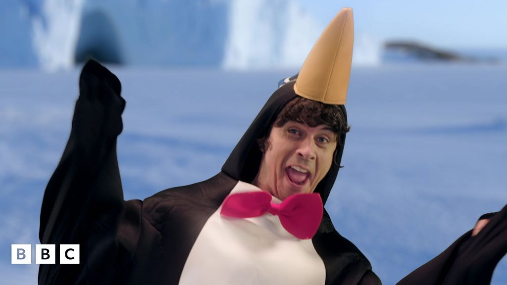 Doing the penguin - CBeebies