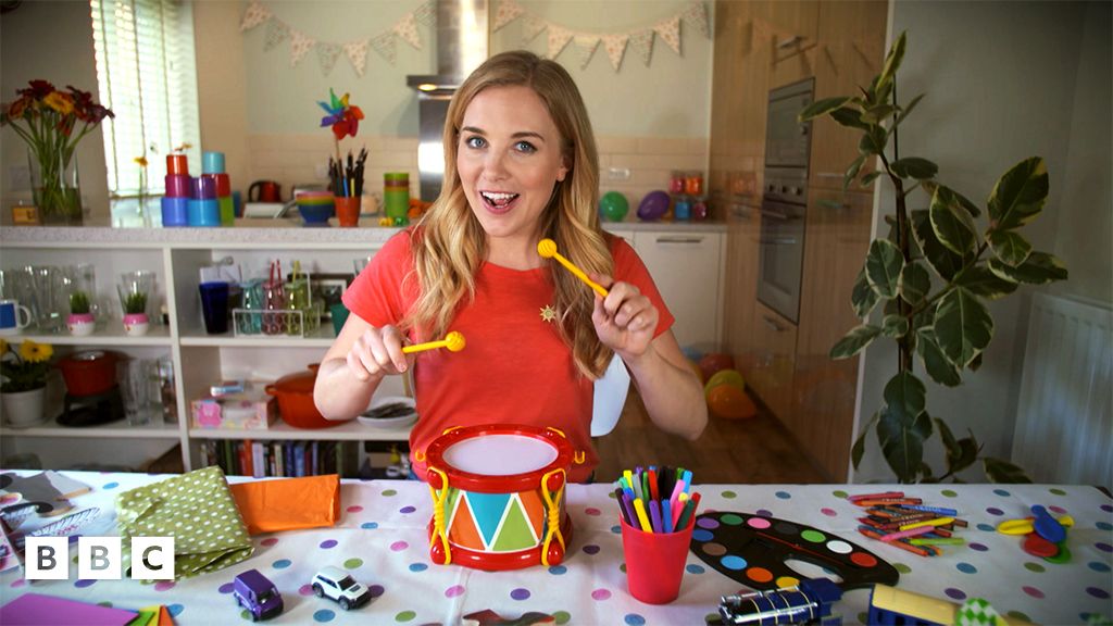 Make a musical drum - CBeebies