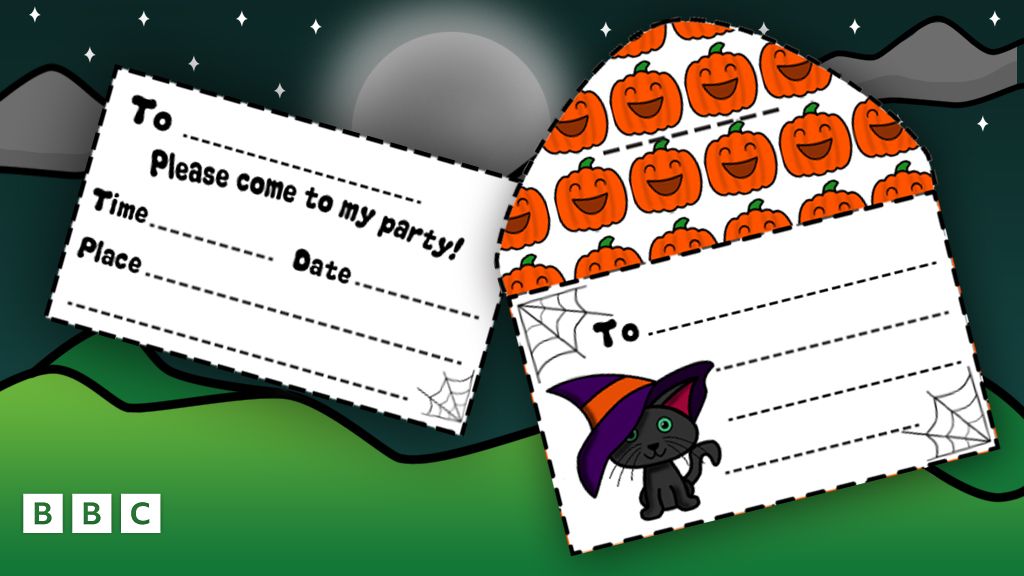 Halloween Party Invite - CBeebies