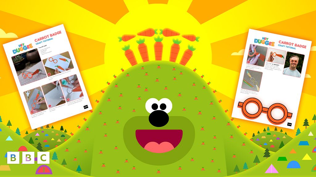 Make your own carrot glasses - CBeebies