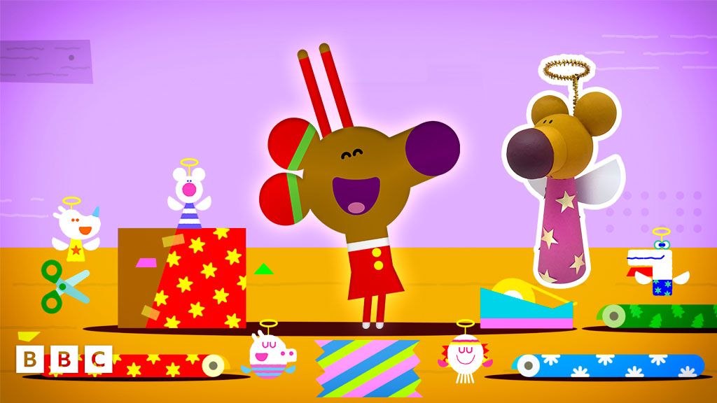 Make a Hey Duggee Norrie Christmas tree topper decoration craft idea ...