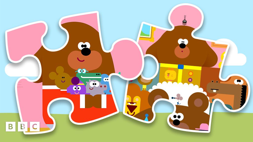 Play Hey Duggee's jigsaw puzzle game for free on CBeebies - CBeebies