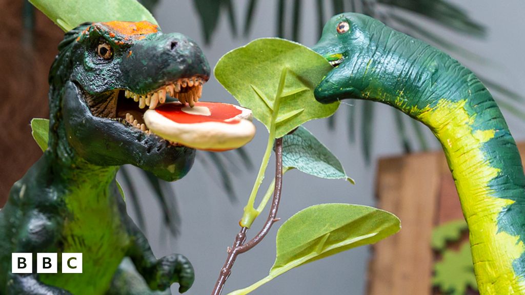 Hungry Dinosaurs Quiz - What do dinosaurs eat? - CBeebies