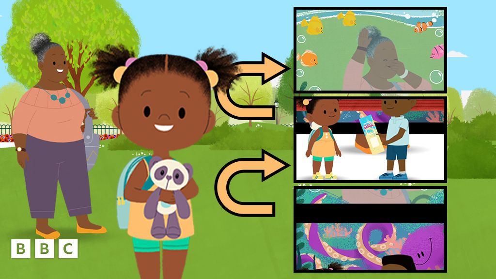 JoJo & Gran Gran: Street art mini puzzles - CBeebies