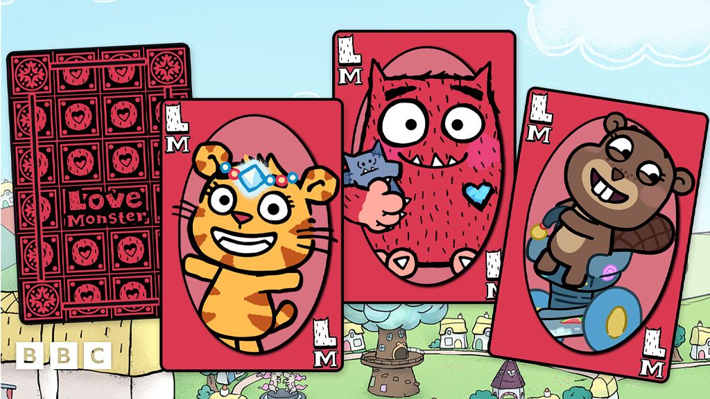 Snap card game quiz with Love Monster - CBeebies