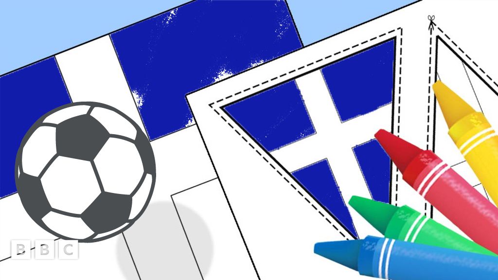 Make a Euro 2024 Scotland flag and bunting - CBeebies