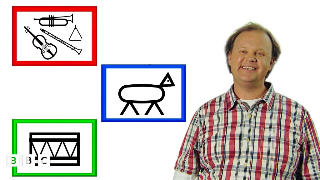 Musical Instruments, Animals and Drum - CBeebies