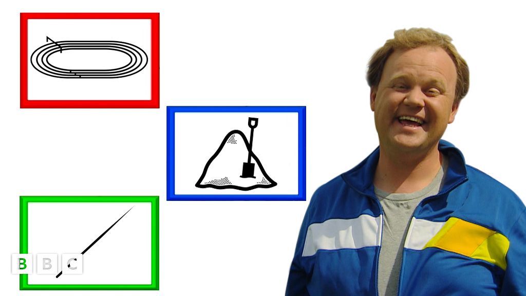 Running Track, Sand and Javelin - CBeebies