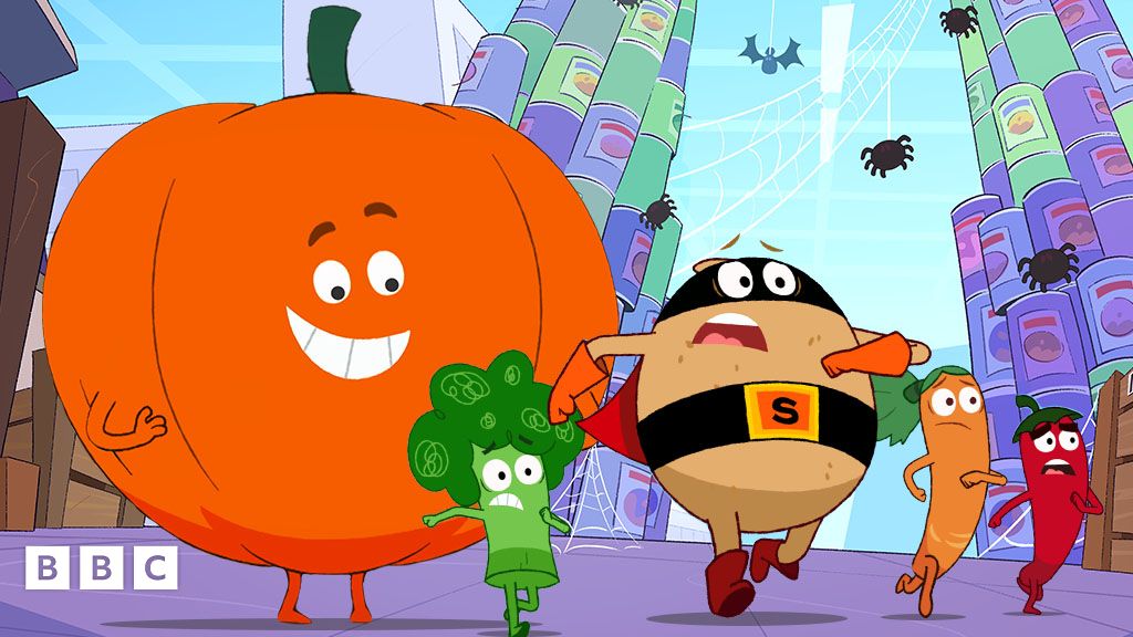Play a Halloween quiz to find Pumpkin before she scares Supertato ...