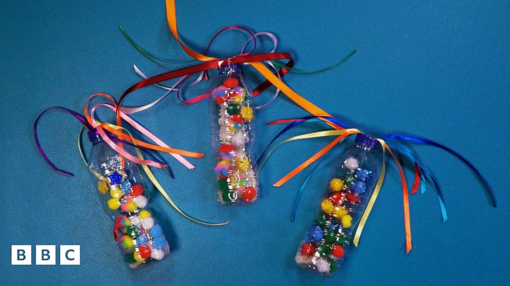 Rainbow Bottle Shakers - CBeebies