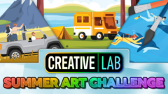 CBBC Creative Lab | Summer art challenge | Art game for children - CBBC