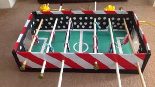 How to make a football table | How to make a foosball table | DIY ...