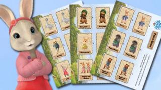 Peter Rabbit Print and Play Pairs - CBeebies
