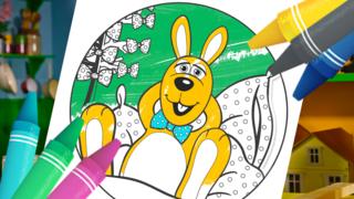 CBeebies Colouring Sheets for Kids - Monty and Co - CBeebies